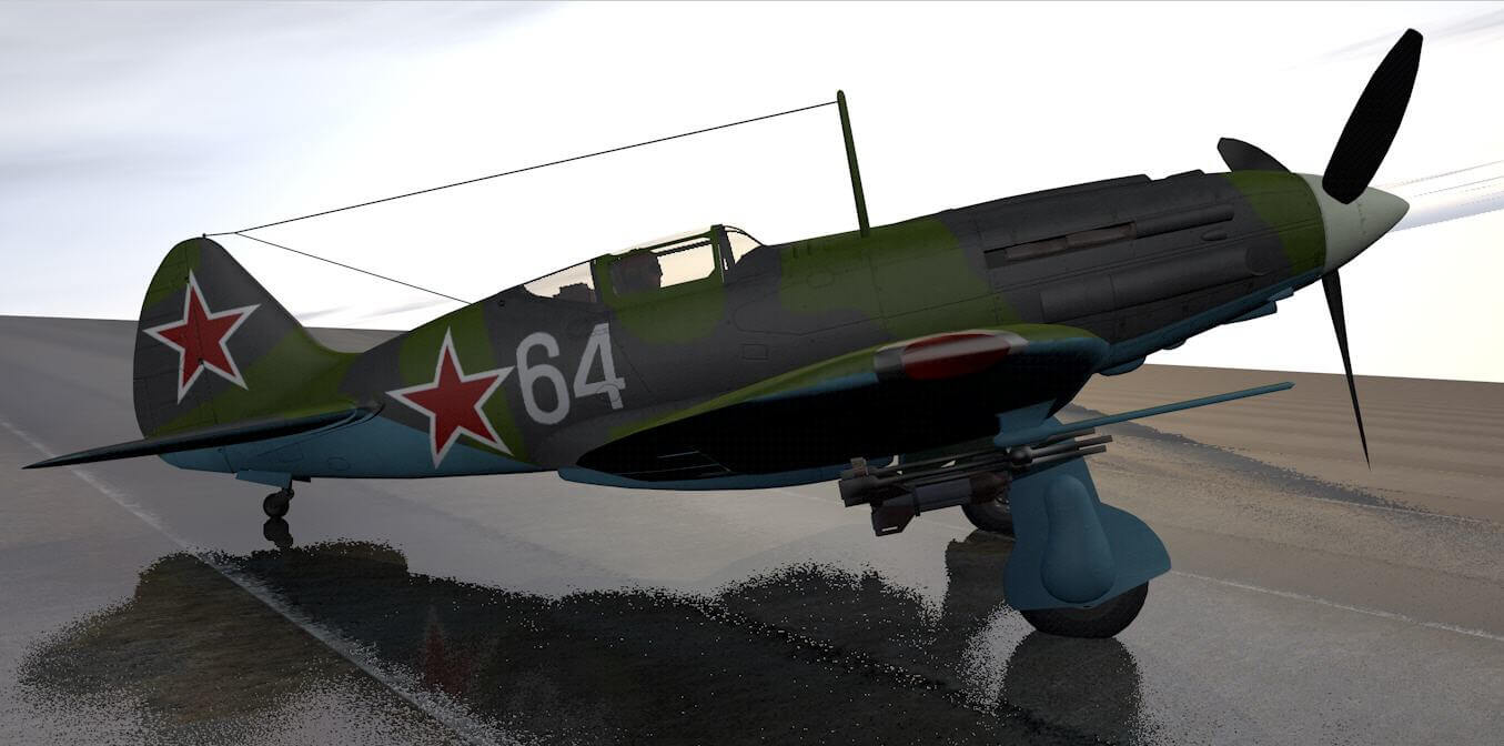 Mikoyan-Gurevich MiG-3 3D Model by ChipBassChaos