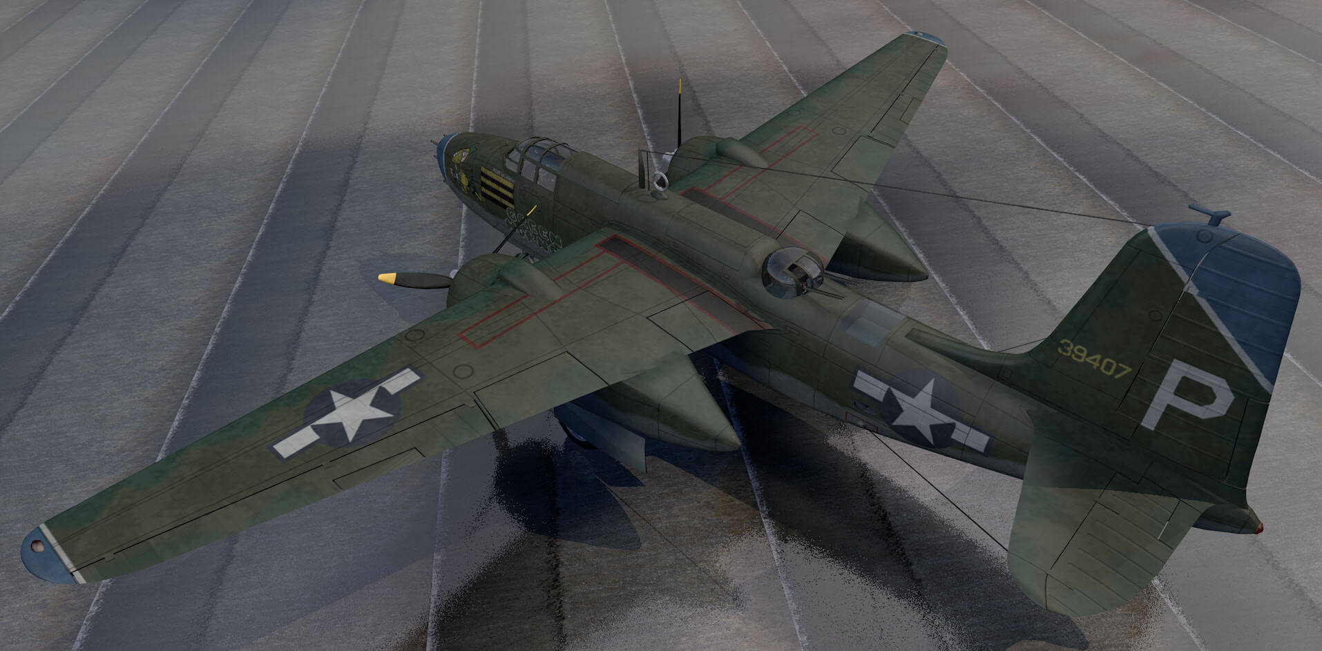 Douglas A-20G Havoc 3D Model by ChipBassChaos