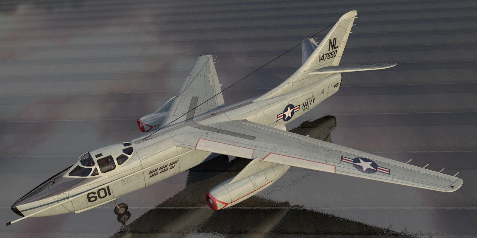 Douglas A-3B Skywarrior 3D Model by ChipBassChaos