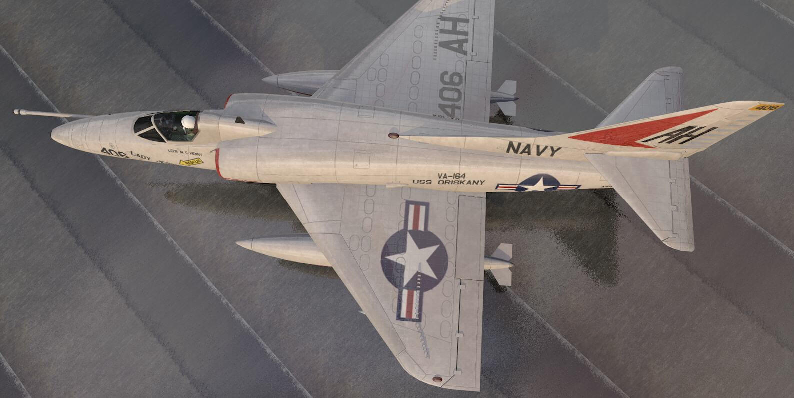 Douglas A-4E Skyhawk 3D Model by ChipBassChaos