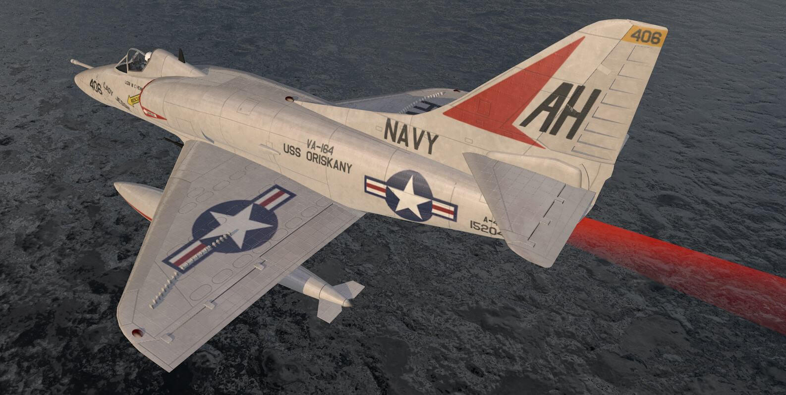 Douglas A-4E Skyhawk 3D Model by ChipBassChaos