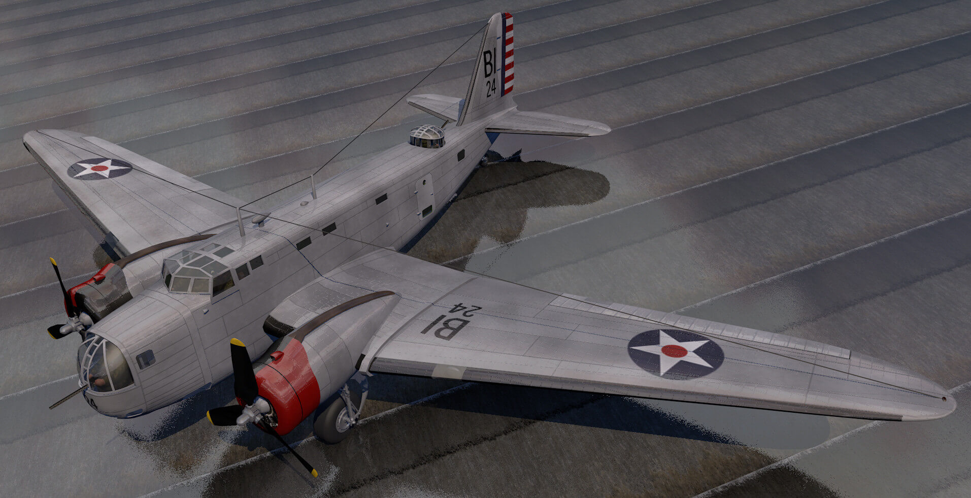 Douglas B-18 Bolo 3D Model by ChipBassChaos