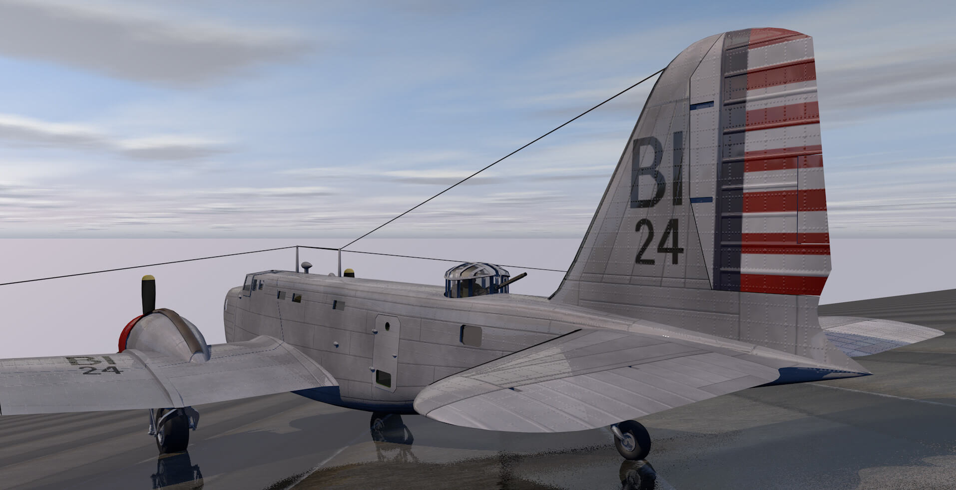 Douglas B-18 Bolo 3D Model by ChipBassChaos