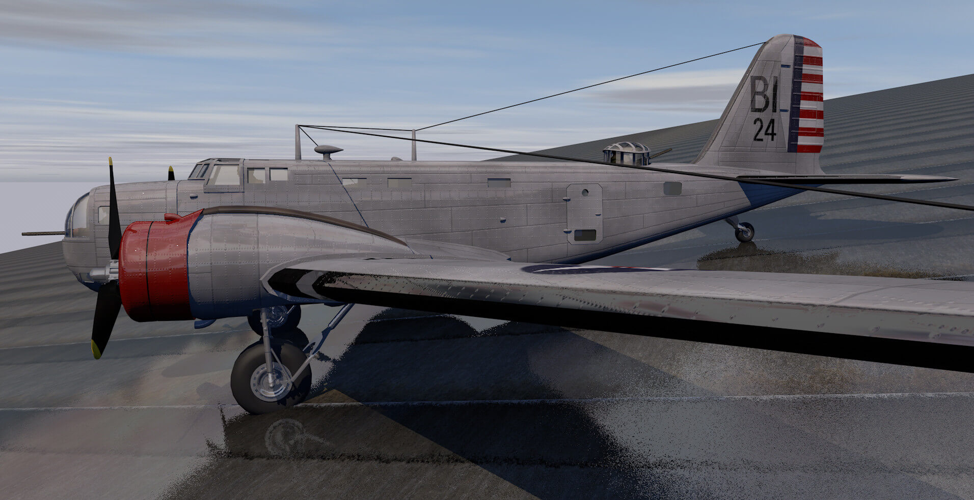 Douglas B-18 Bolo 3D Model by ChipBassChaos