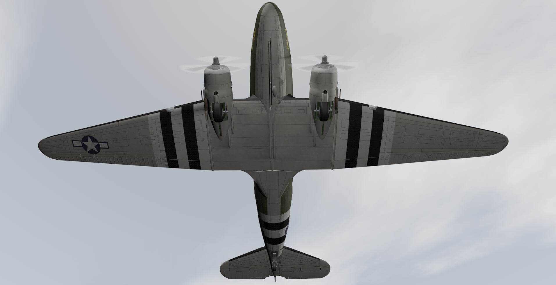 Douglas C-53 Skytrooper 3D Model by ChipBassChaos