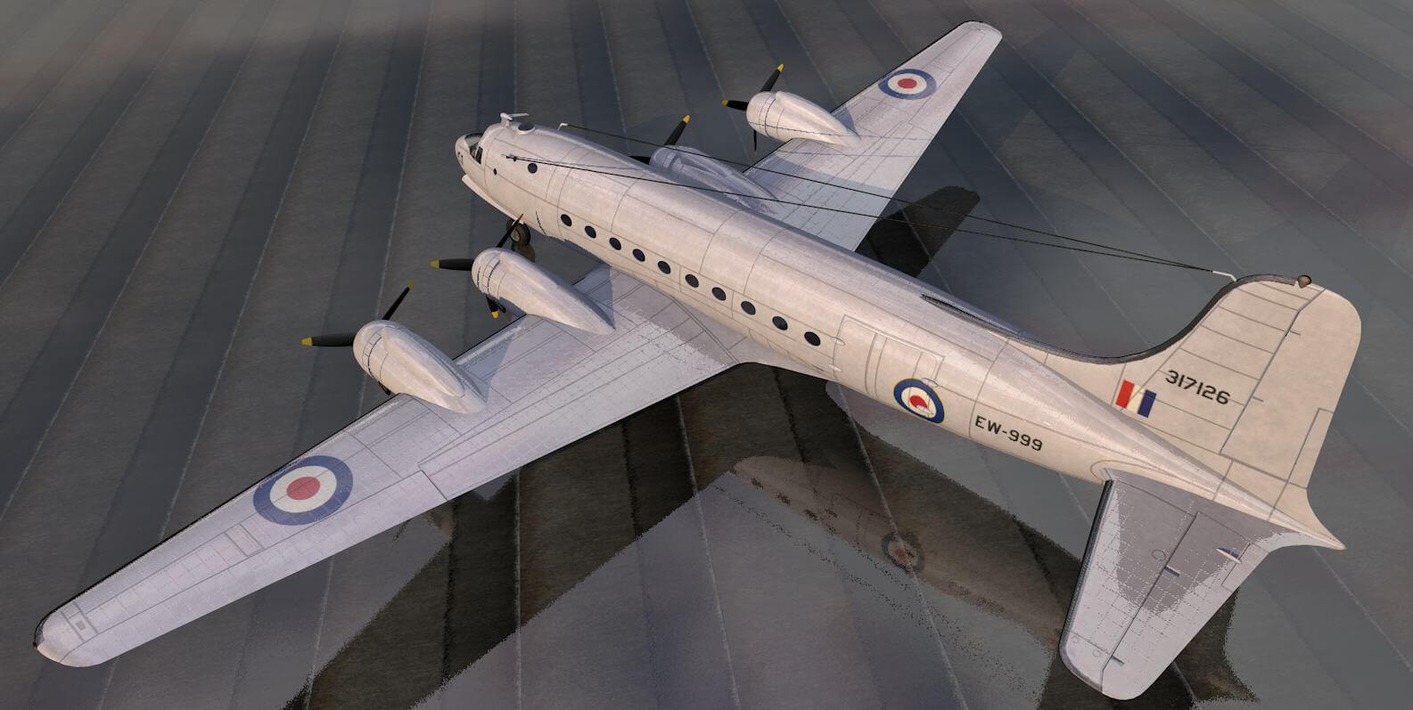 Douglas DC-4 (C-54 Skymaster) 3D Model by ChipBassChaos