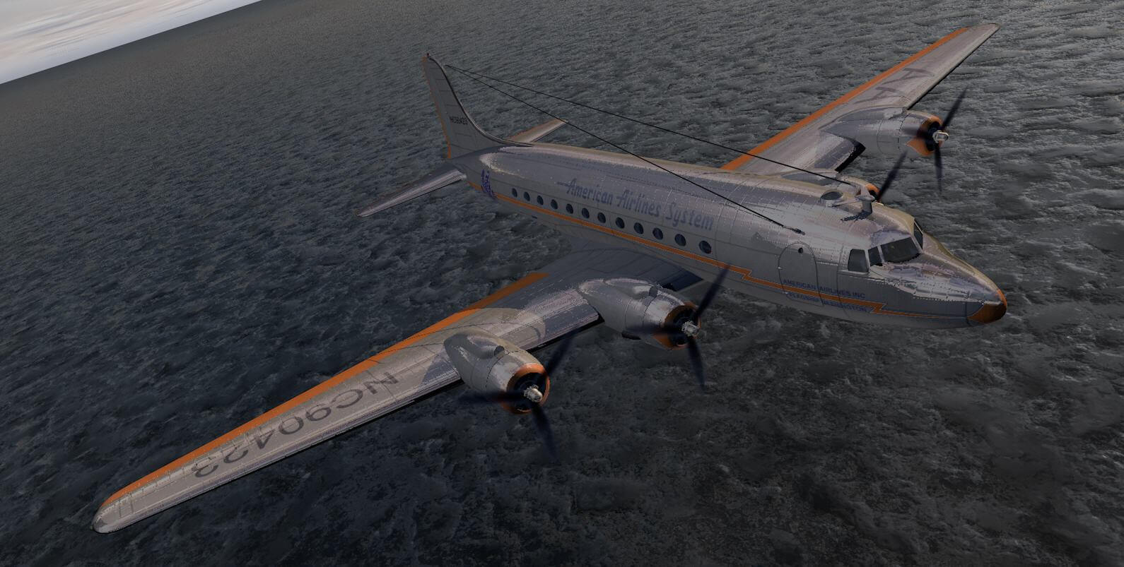 Douglas DC-4 (C-54 Skymaster) 3D Model by ChipBassChaos