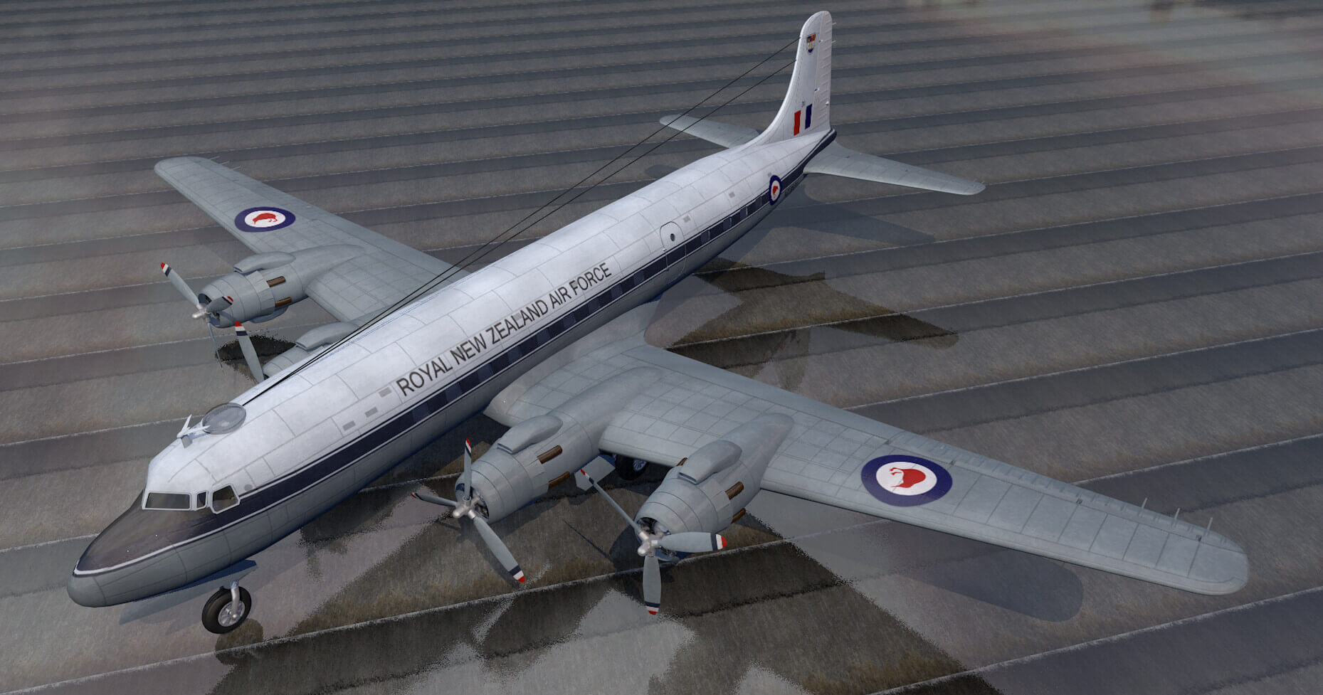 Douglas DC-6 3D Model by ChipBassChaos