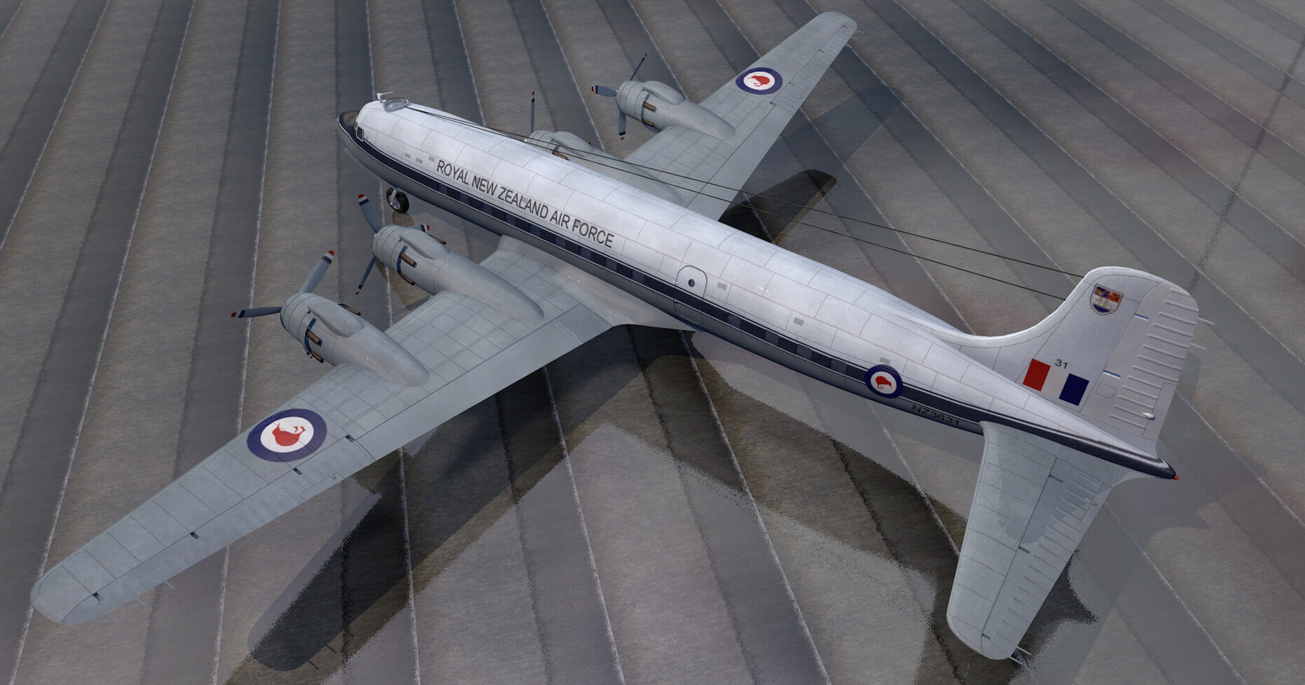 Douglas DC-6 3D Model by ChipBassChaos