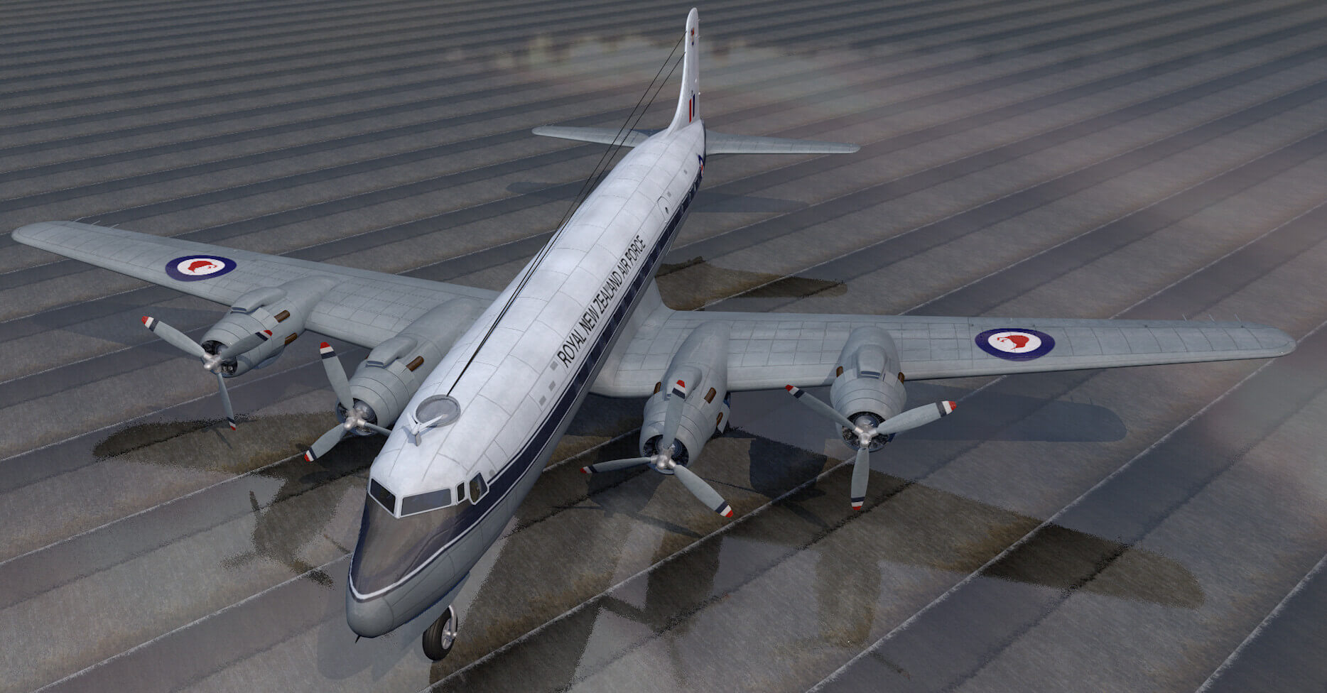 Douglas DC-6 3D Model by ChipBassChaos