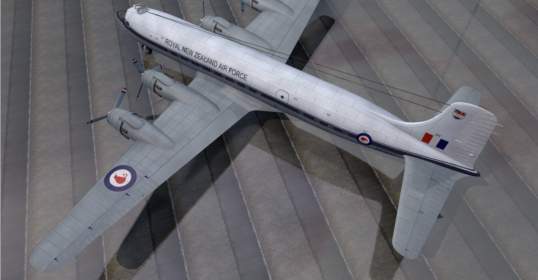 Douglas DC-6 3D Model by ChipBassChaos