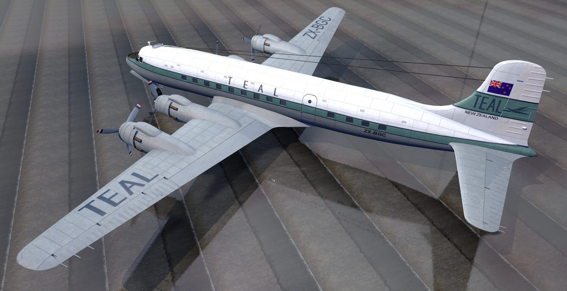 Douglas DC-6 3D Model by ChipBassChaos