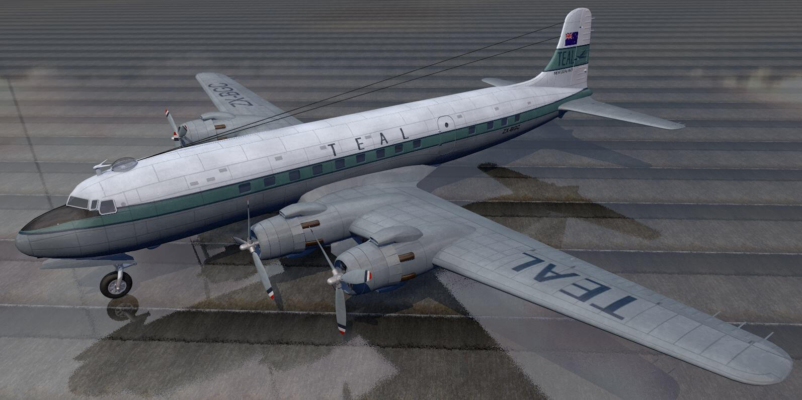 Douglas DC-6 3D Model by ChipBassChaos