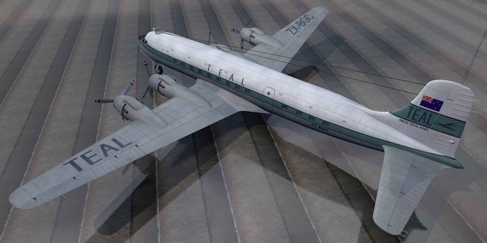 Douglas DC-6 3D Model by ChipBassChaos