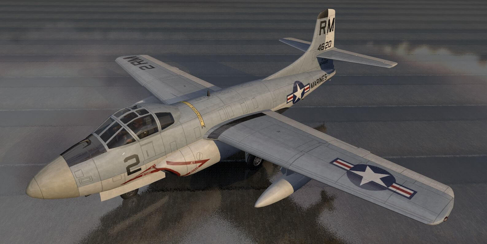 Douglas F3D-2 Skyknight 3D Model by ChipBassChaos