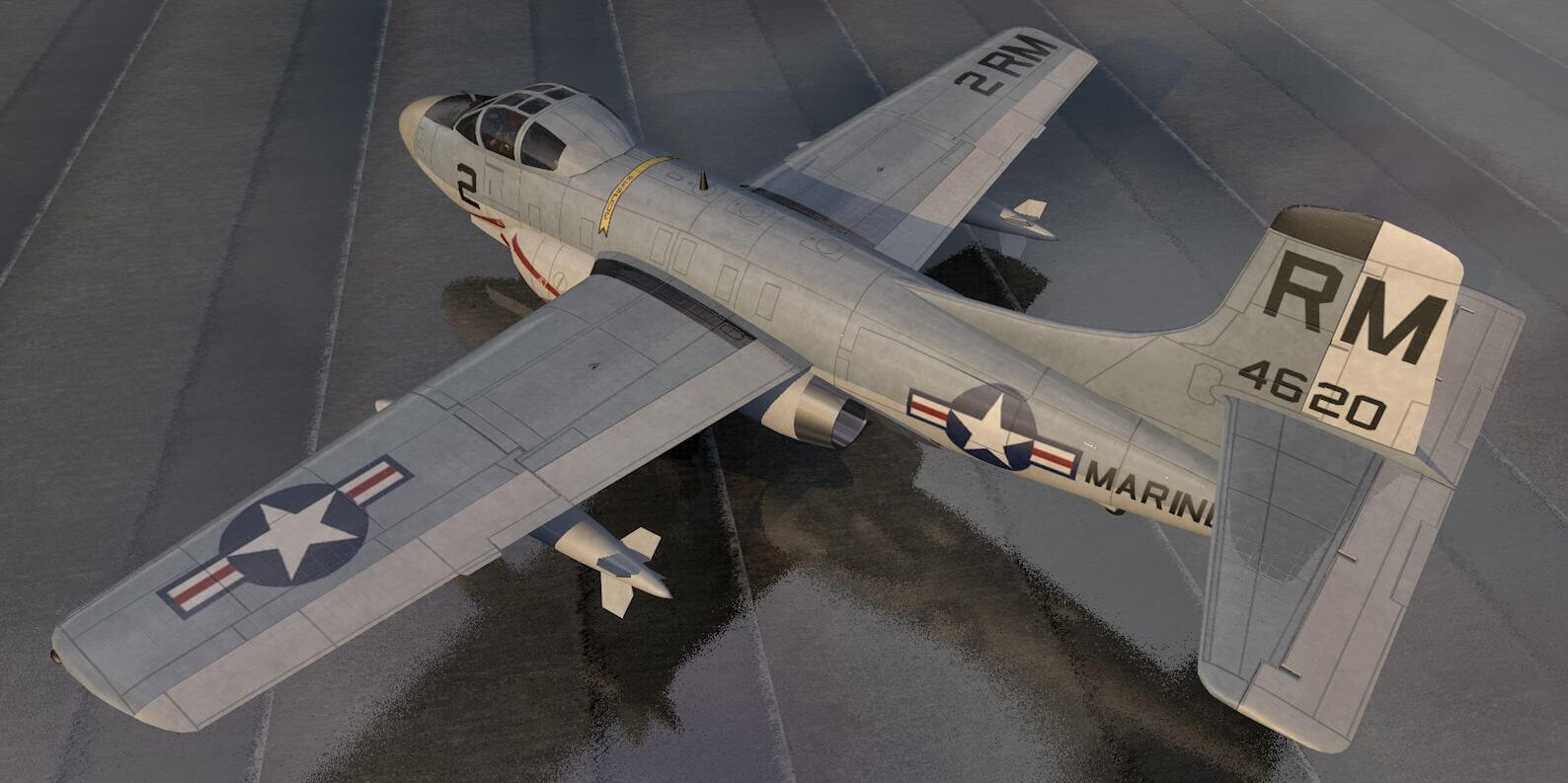 Douglas F3D-2 Skyknight 3D Model by ChipBassChaos