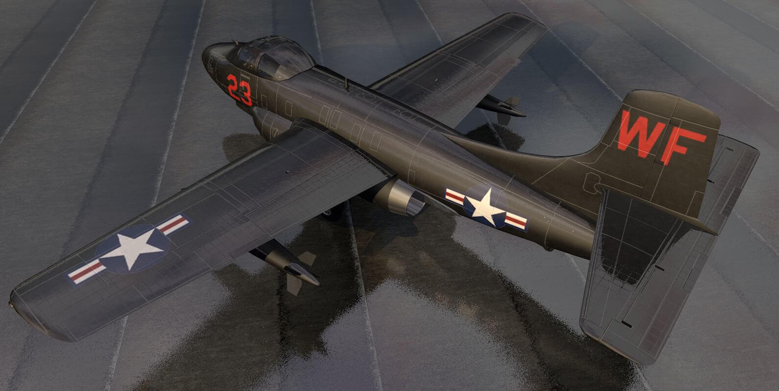 Douglas F3D-2 Skyknight 3D Model by ChipBassChaos