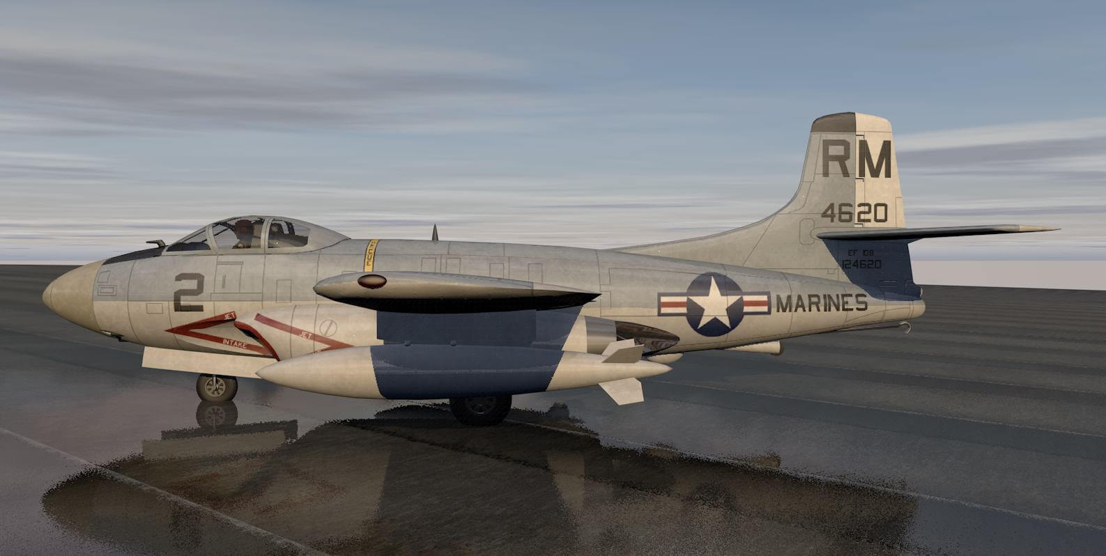 Douglas F3D-2 Skyknight 3D Model by ChipBassChaos