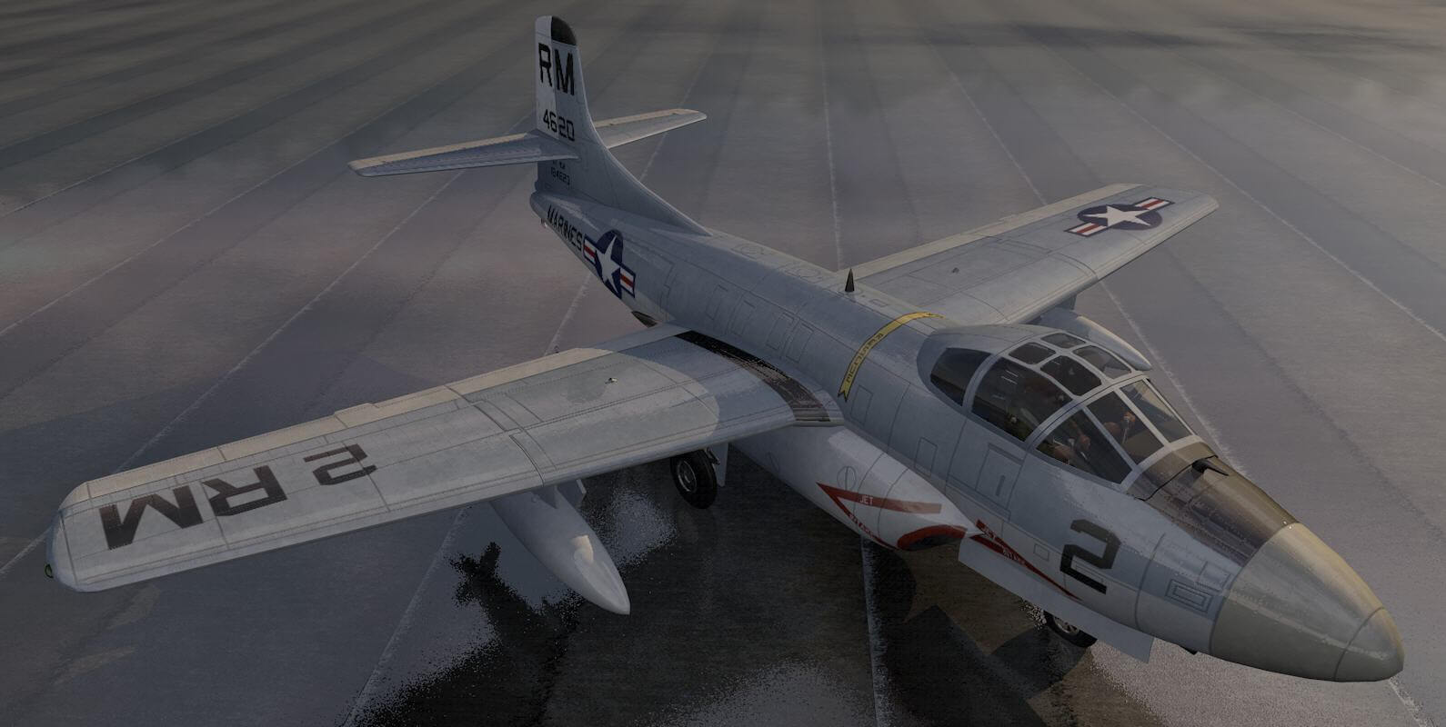 Douglas F3D-2 Skyknight 3D Model by ChipBassChaos