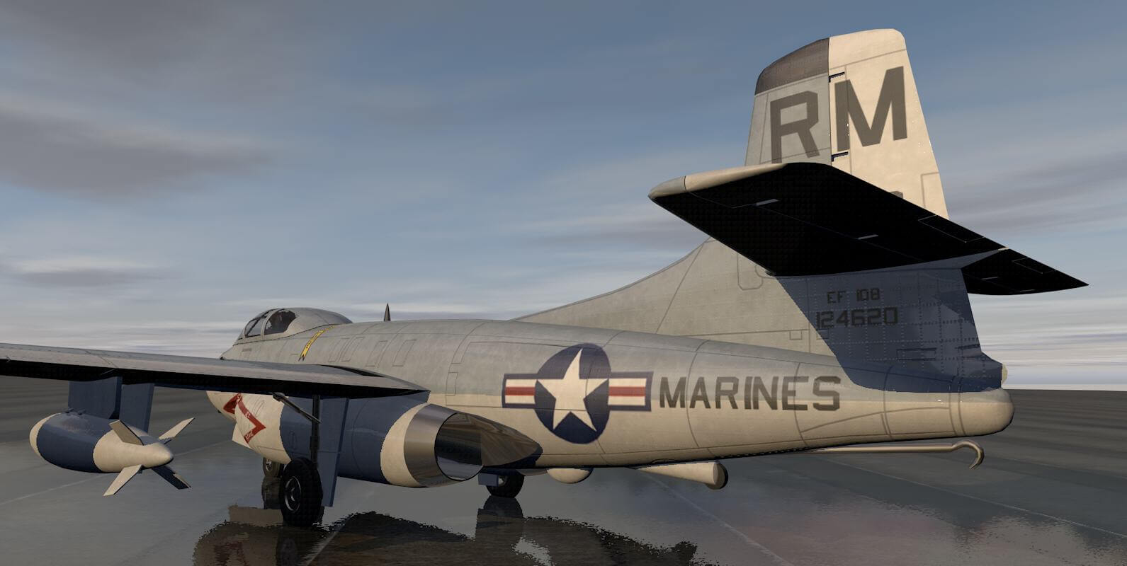Douglas F3D-2 Skyknight 3D Model by ChipBassChaos