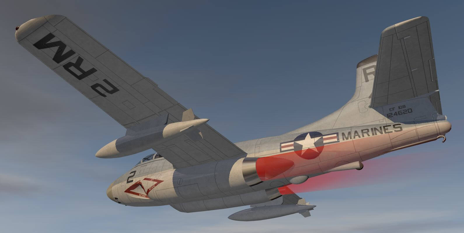 Douglas F3D-2 Skyknight 3D Model by ChipBassChaos