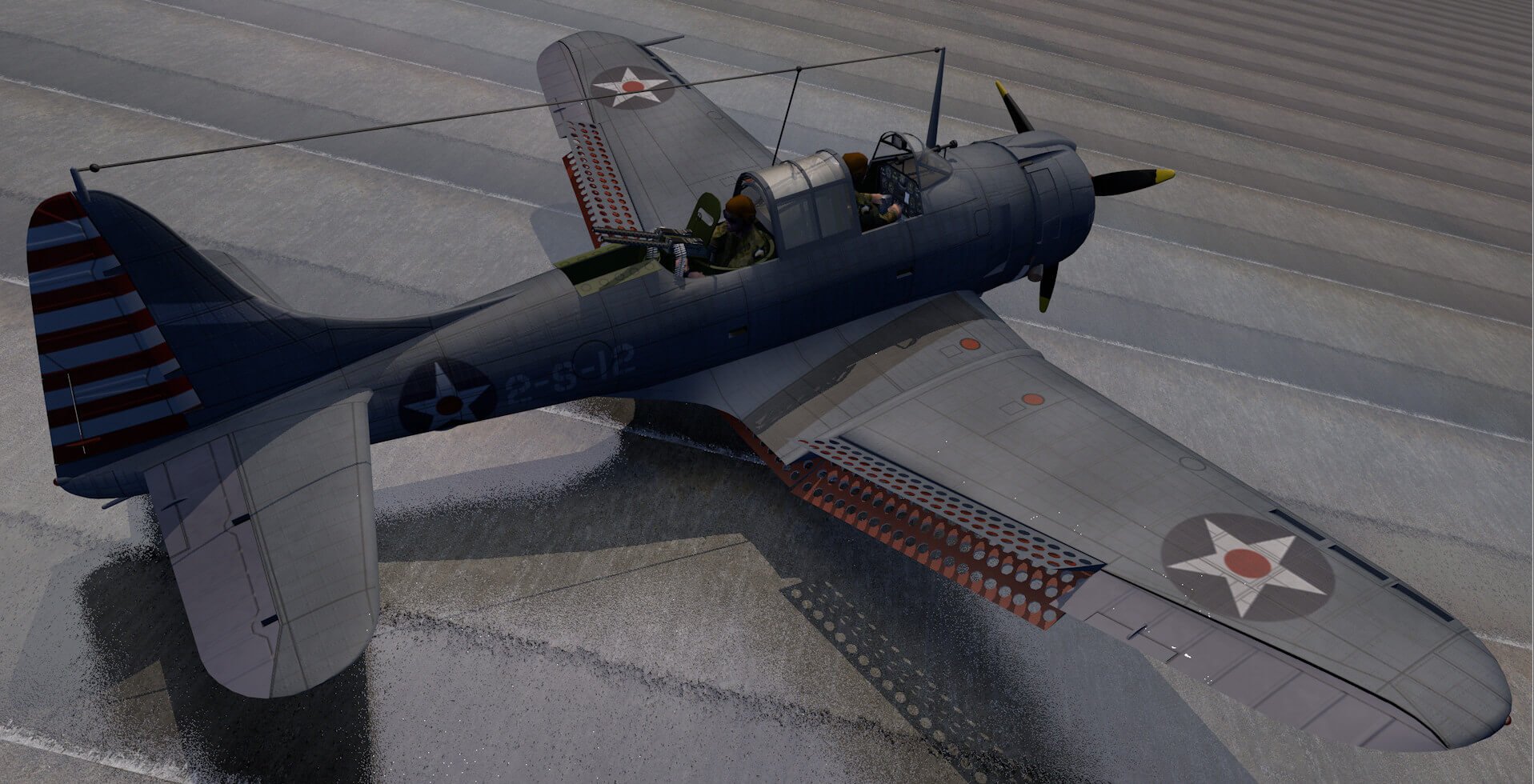 Douglas SBD-3 Dauntless 3D Model by ChipBassChaos