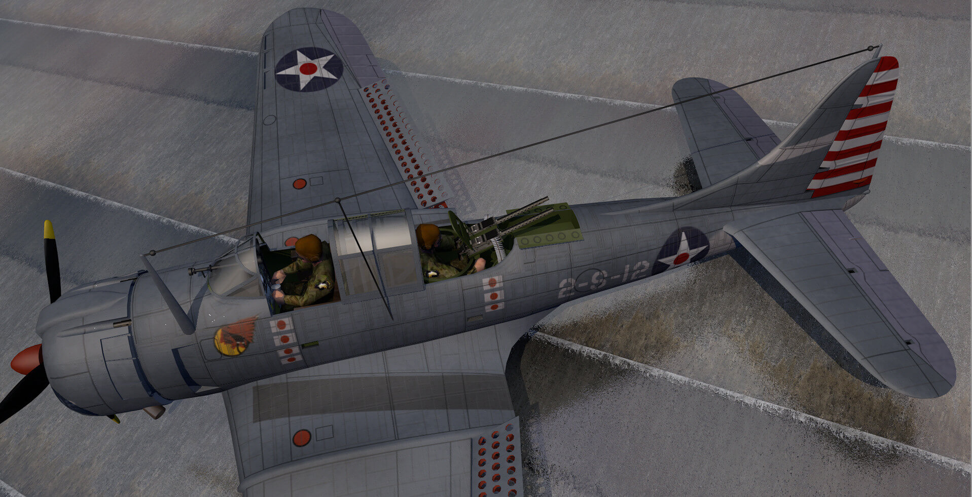Douglas SBD-3 Dauntless 3D Model by ChipBassChaos