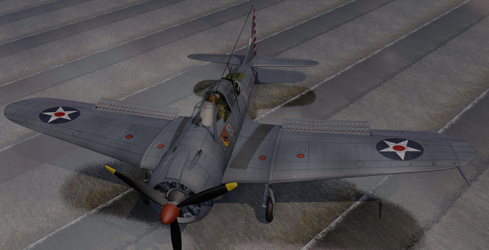 Douglas SBD-3 Dauntless 3D Model by ChipBassChaos