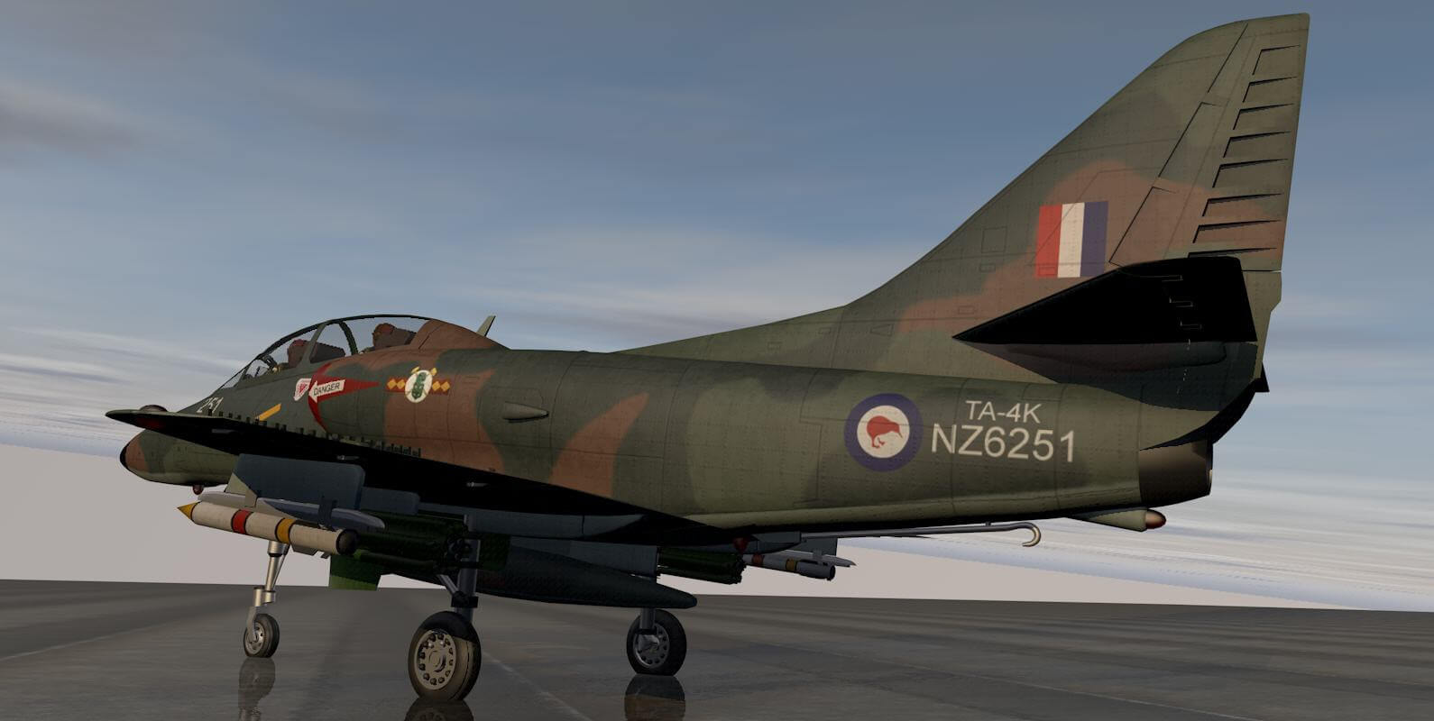 Douglas TA-4K Skyhawk 3D Model by ChipBassChaos