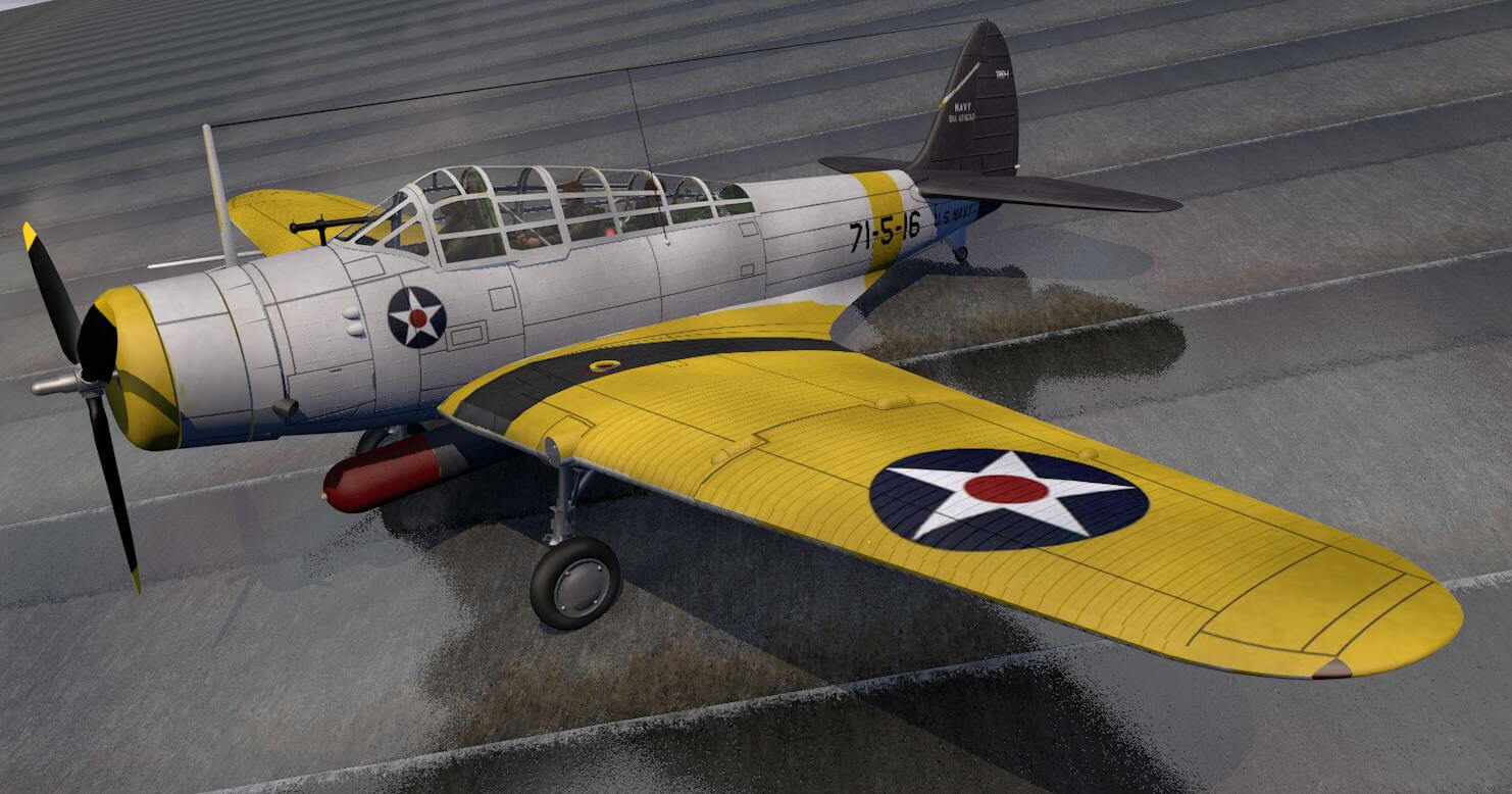 Douglas TBD-1 Devastator 3D Model by ChipBassChaos