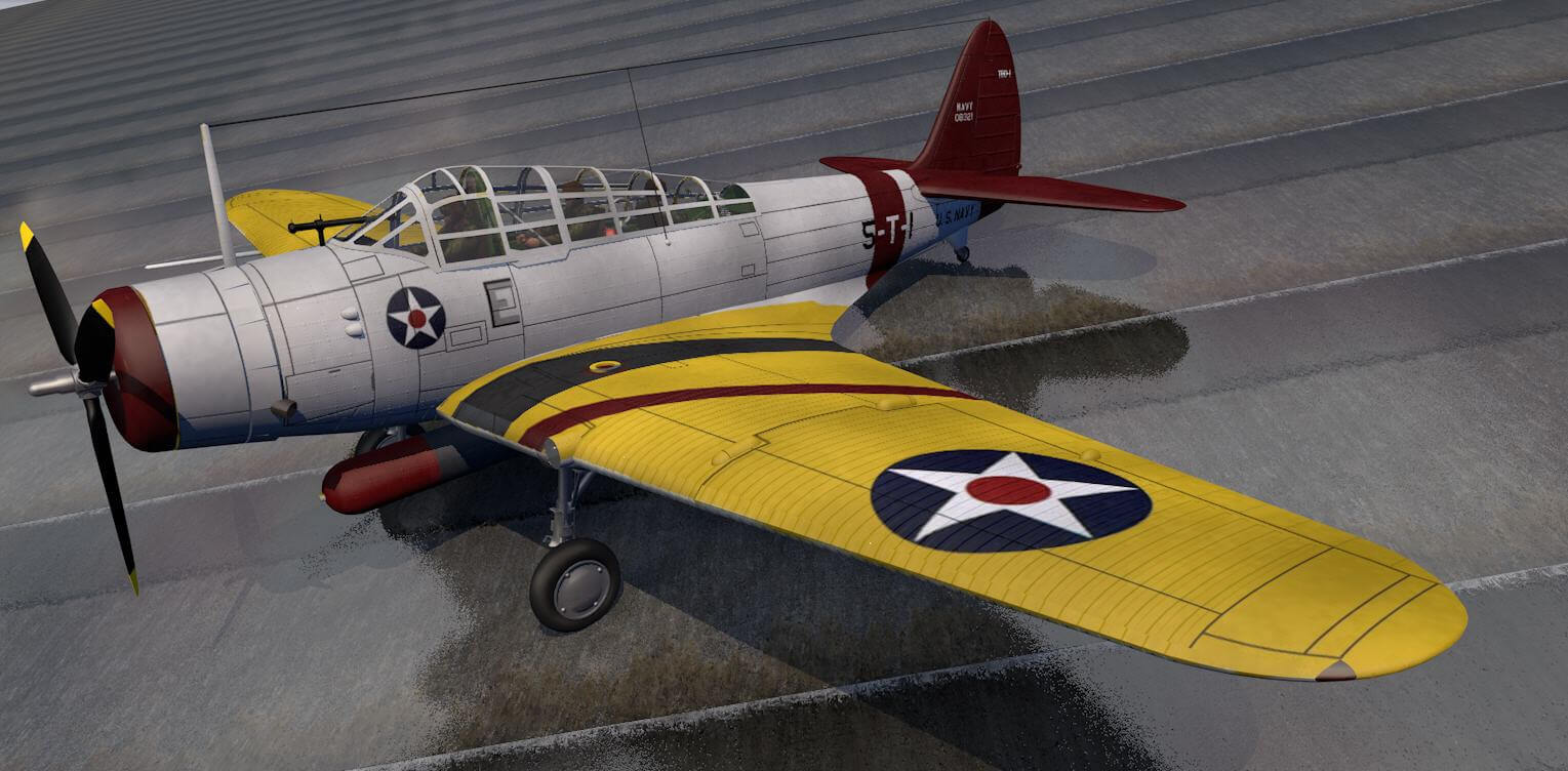 Douglas TBD-1 Devastator 3D Model by ChipBassChaos