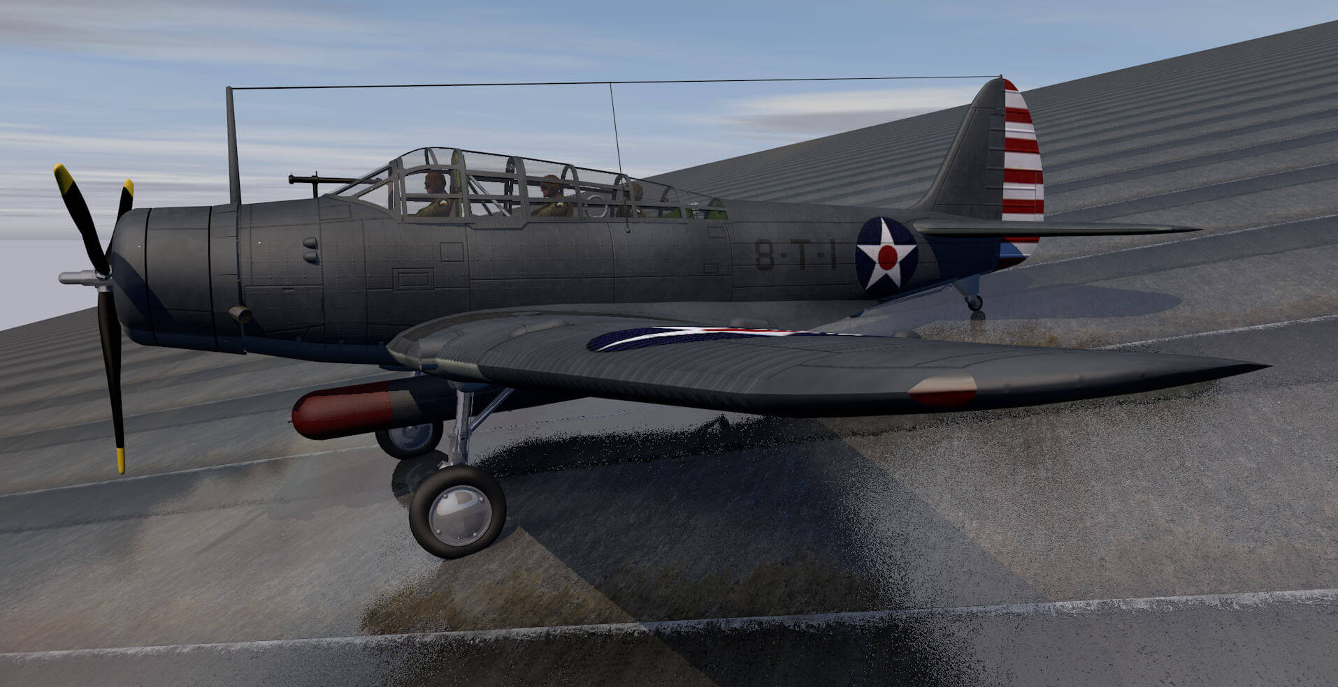 Douglas TBD-1 Devastator 3D Model by ChipBassChaos