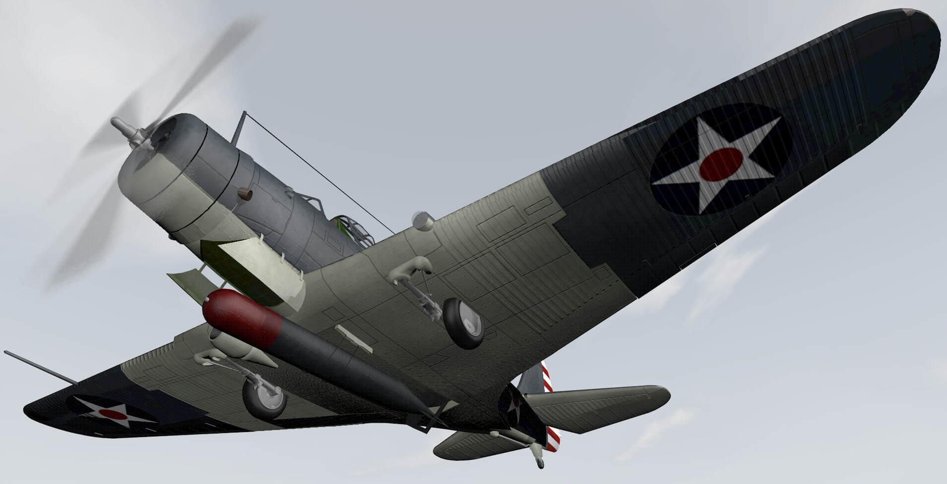 Douglas TBD-1 Devastator 3D Model by ChipBassChaos