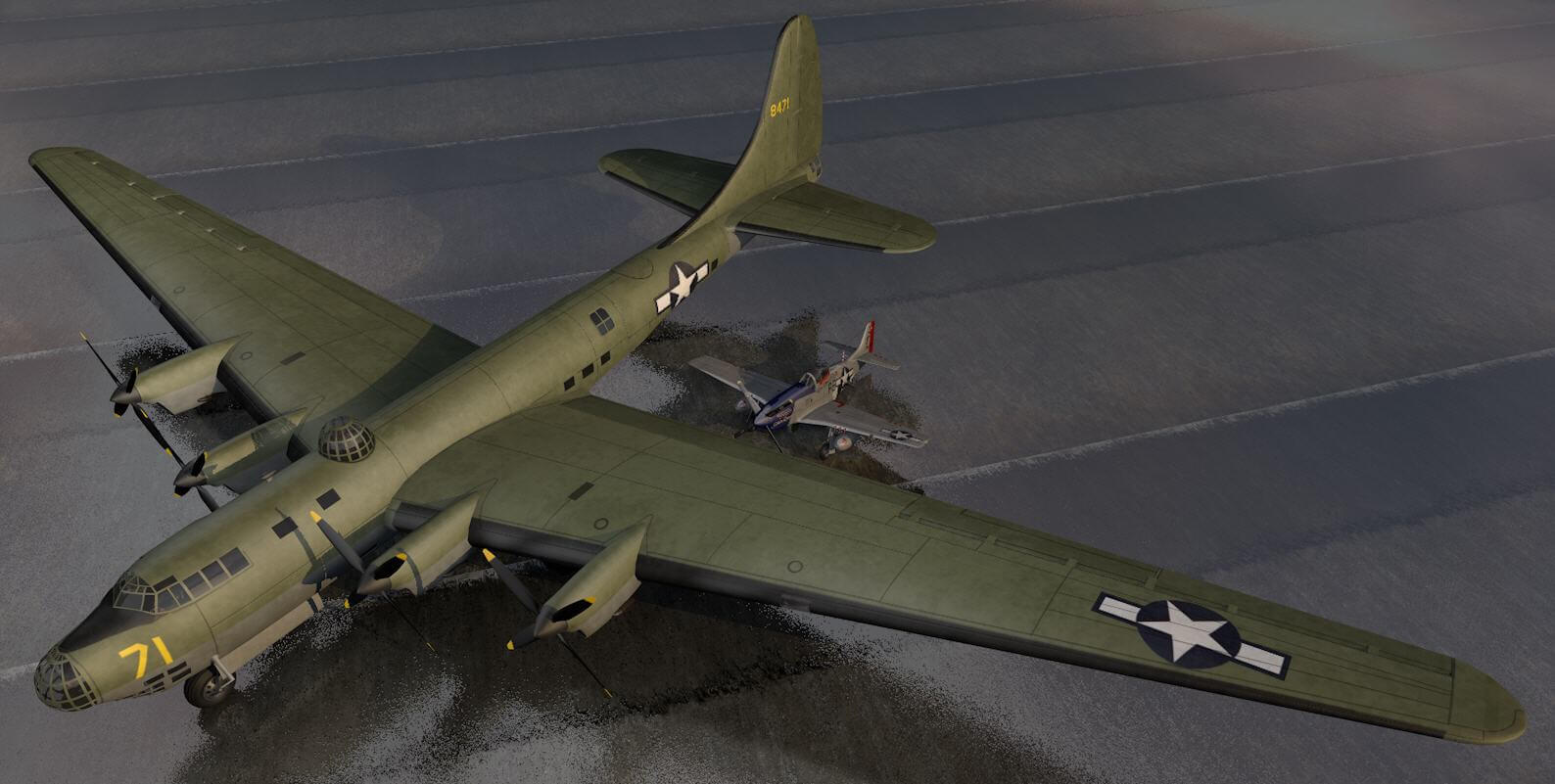 Douglas XB-19A Behemoth 3D Model by ChipBassChaos