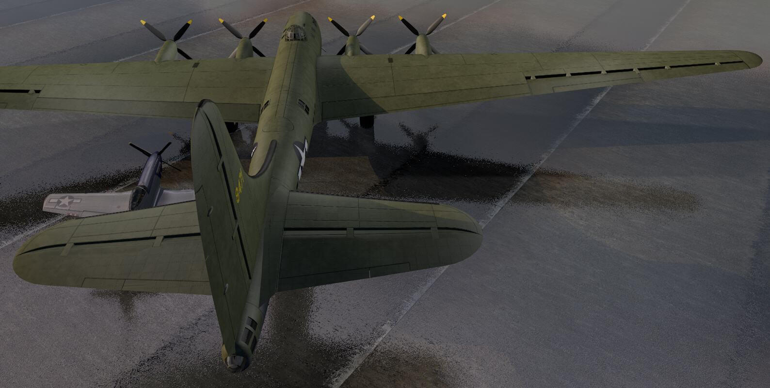 Douglas XB-19A Behemoth 3D Model by ChipBassChaos