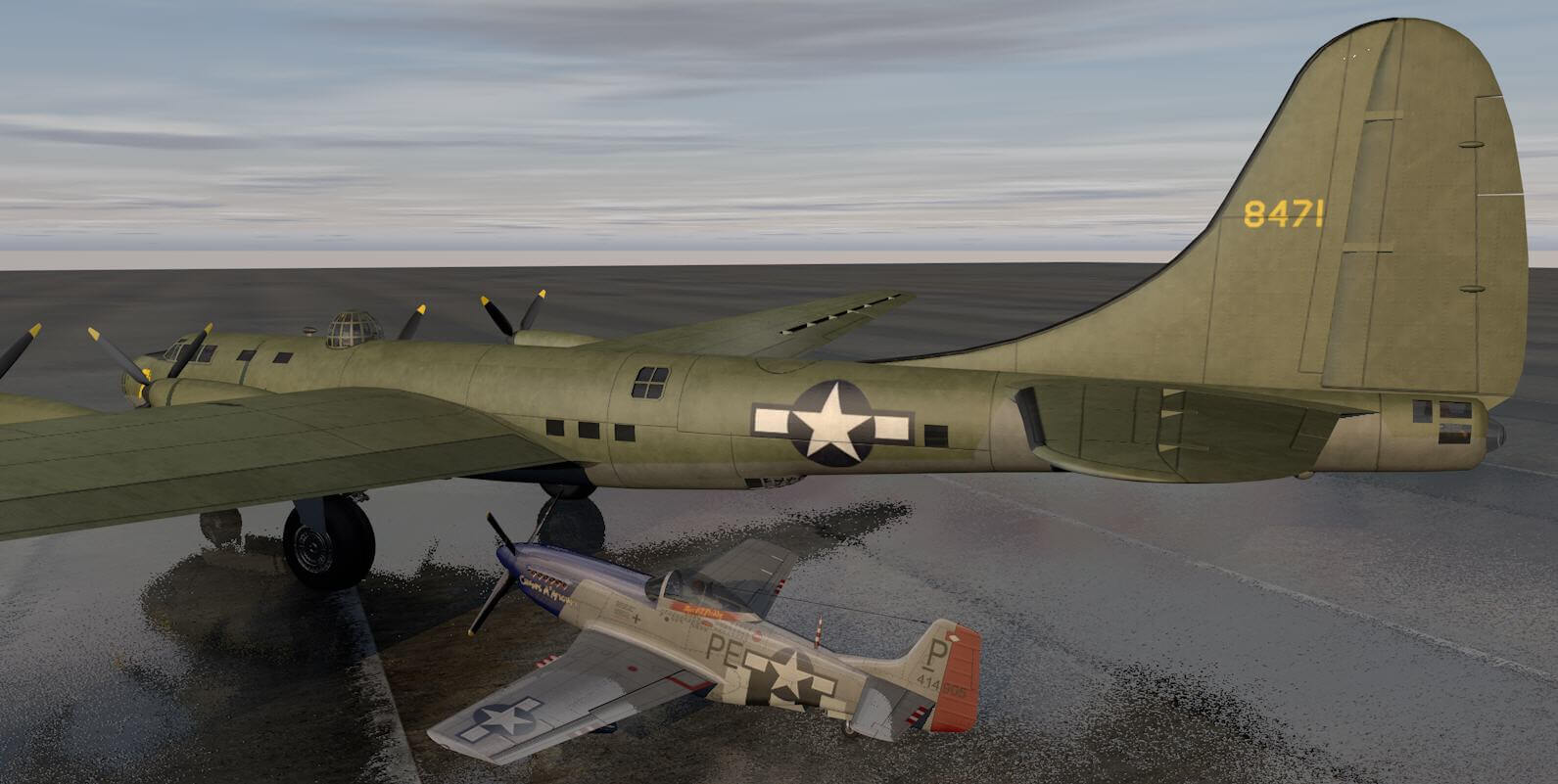 Douglas XB-19A Behemoth 3D Model by ChipBassChaos