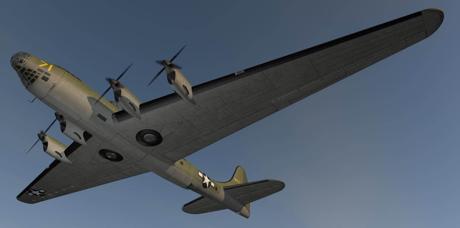 Douglas XB-19A Behemoth 3D Model by ChipBassChaos