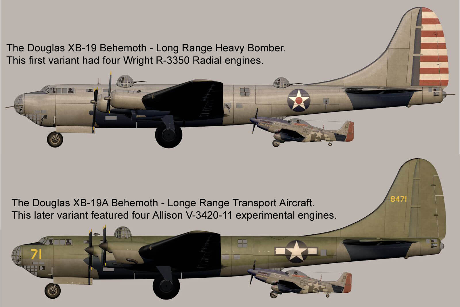 Douglas XB-19A Behemoth 3D Model by ChipBassChaos