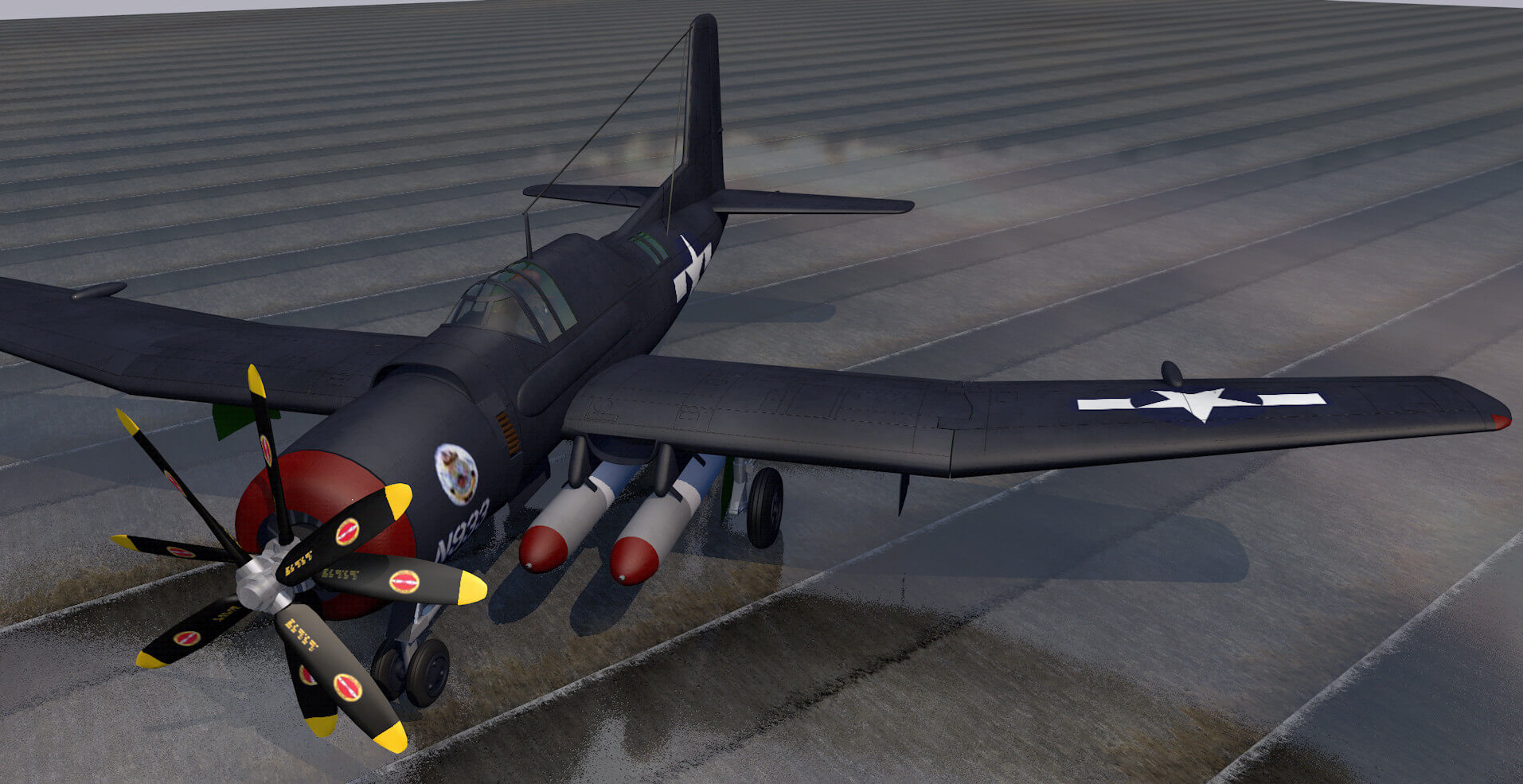 Douglas XTB2D-1 Skypirate 3D Model by ChipBassChaos