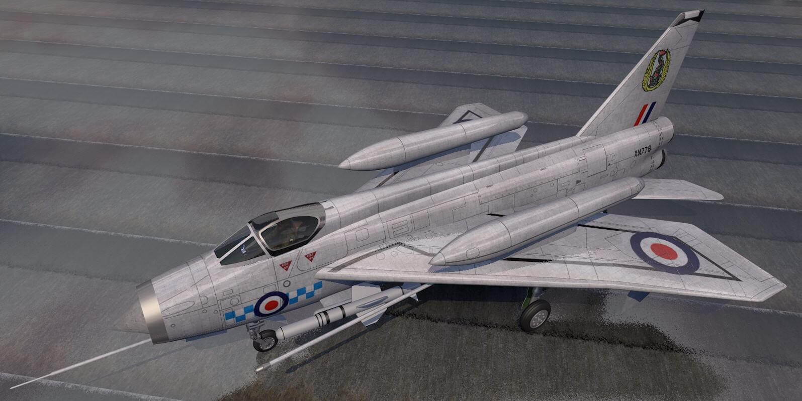 English Electric (BAC) Lightning F-6 3D Model by ChipBassChaos