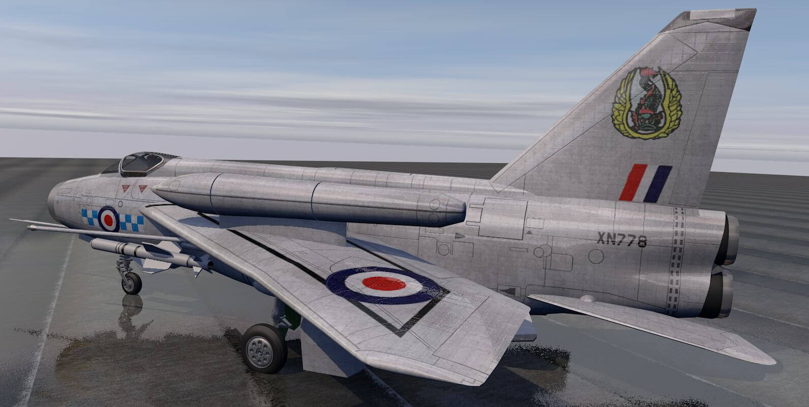 English Electric (BAC) Lightning F-6 3D Model by ChipBassChaos