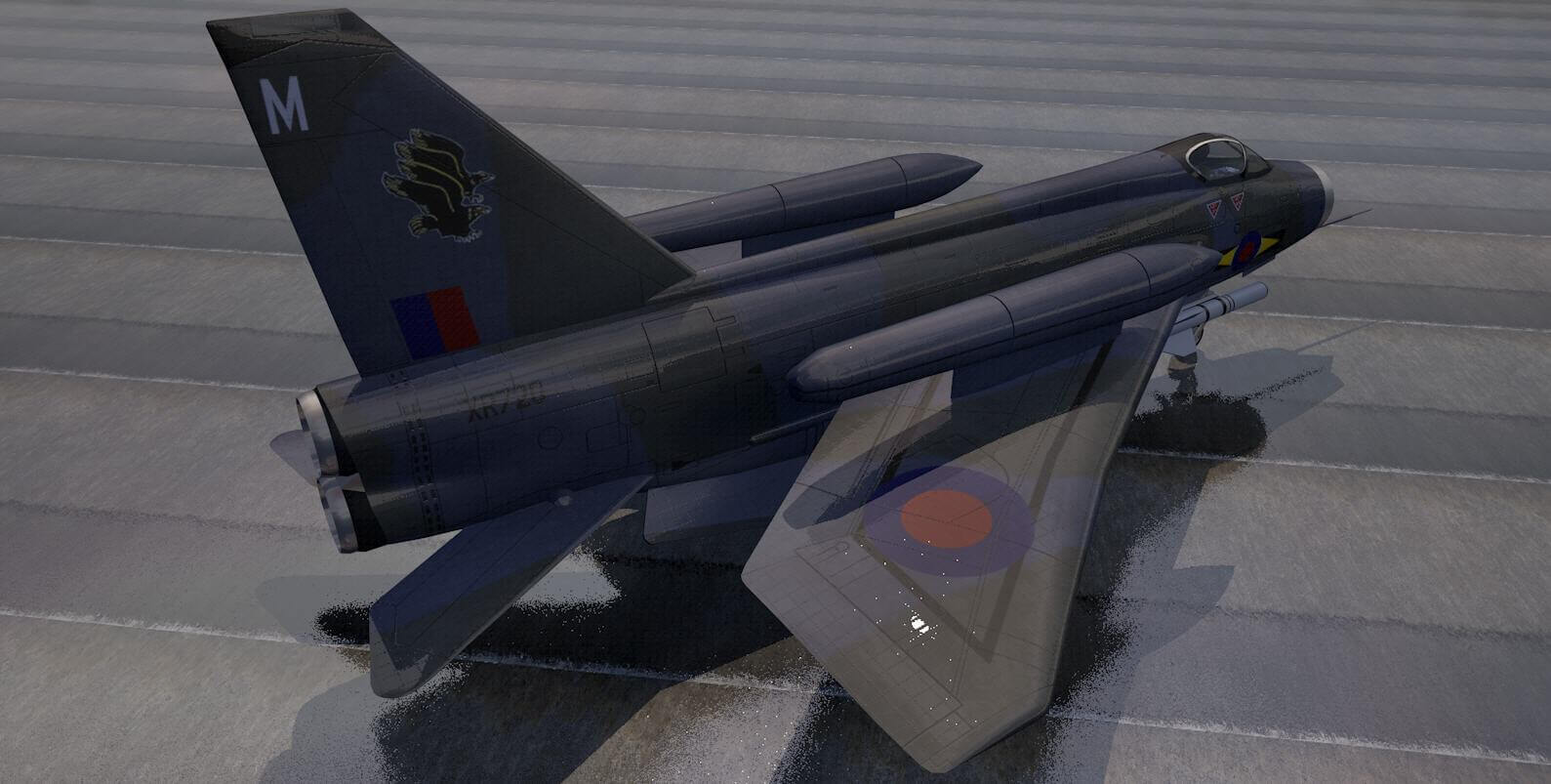 English Electric (BAC) Lightning F-6 3D Model by ChipBassChaos