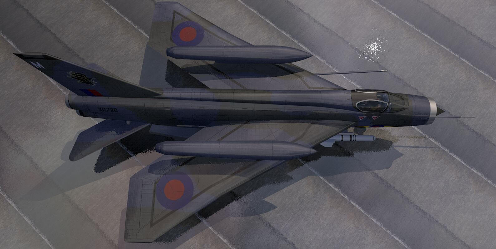 English Electric (BAC) Lightning F-6 3D Model by ChipBassChaos