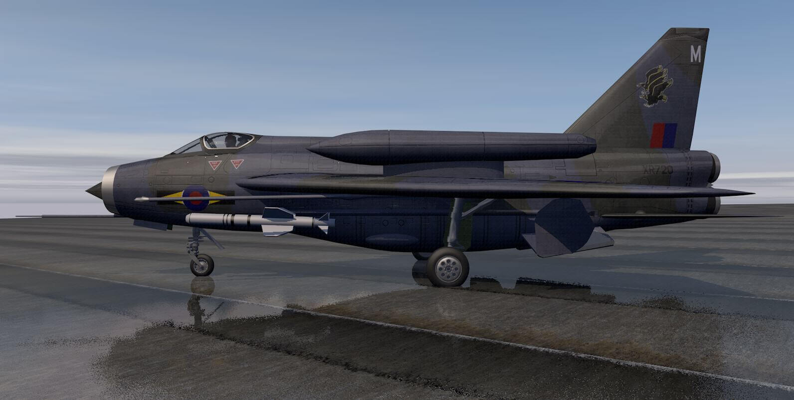 English Electric (BAC) Lightning F-6 3D Model by ChipBassChaos