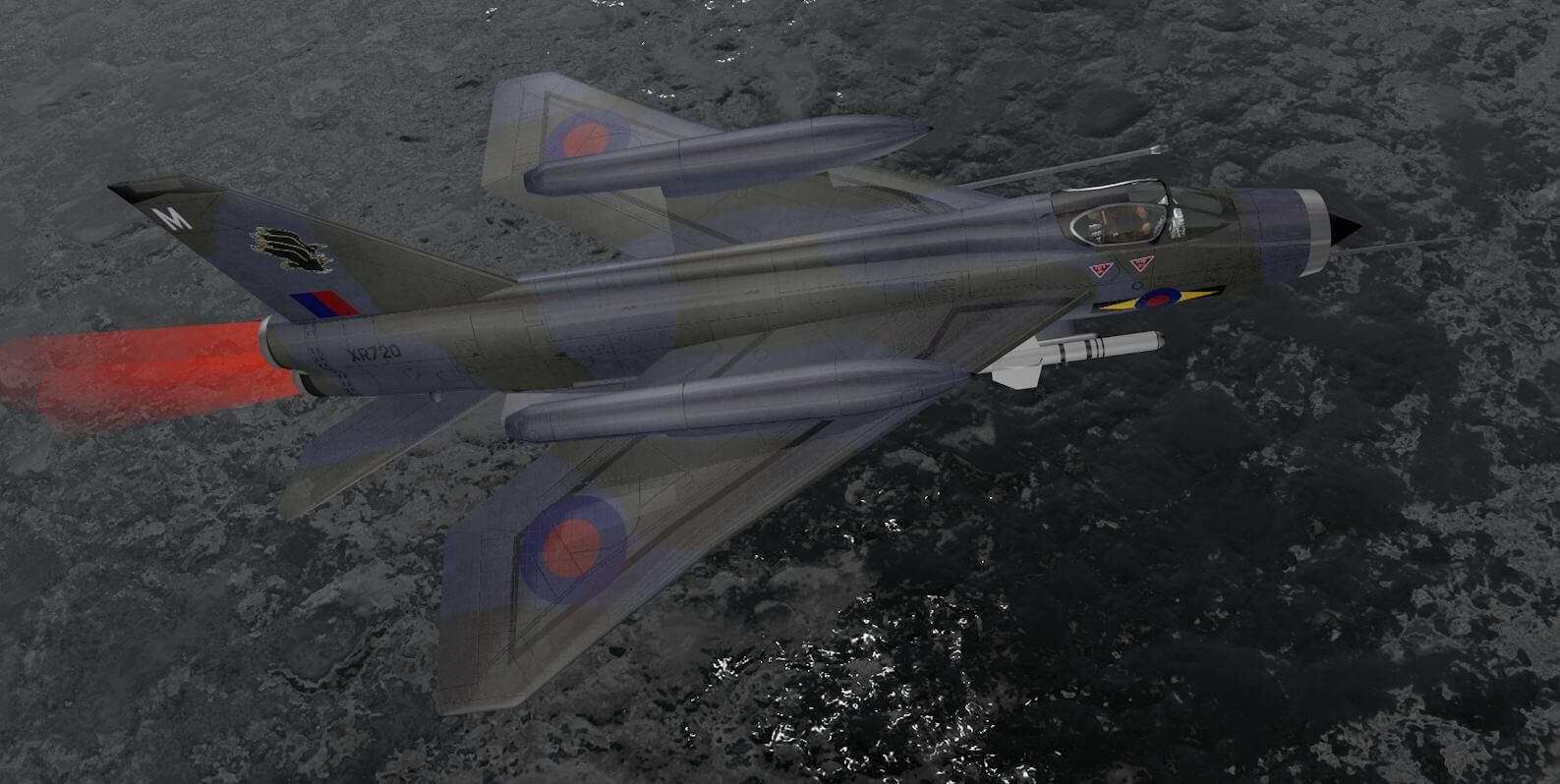 English Electric (BAC) Lightning F-6 3D Model by ChipBassChaos