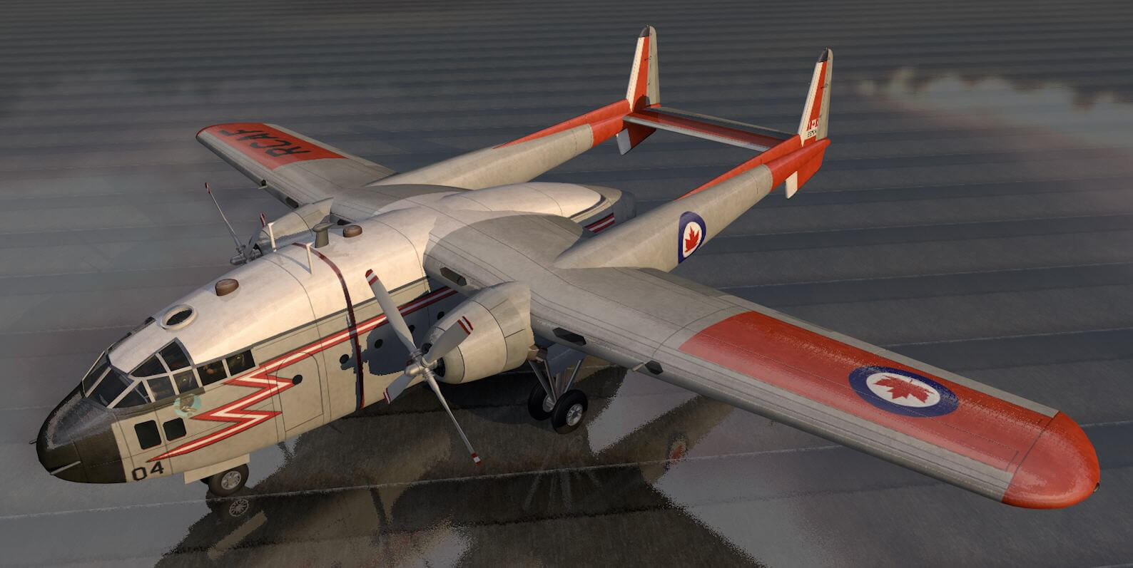 Fairchild C-119 Flying Boxcar 3D Model by ChipBassChaos