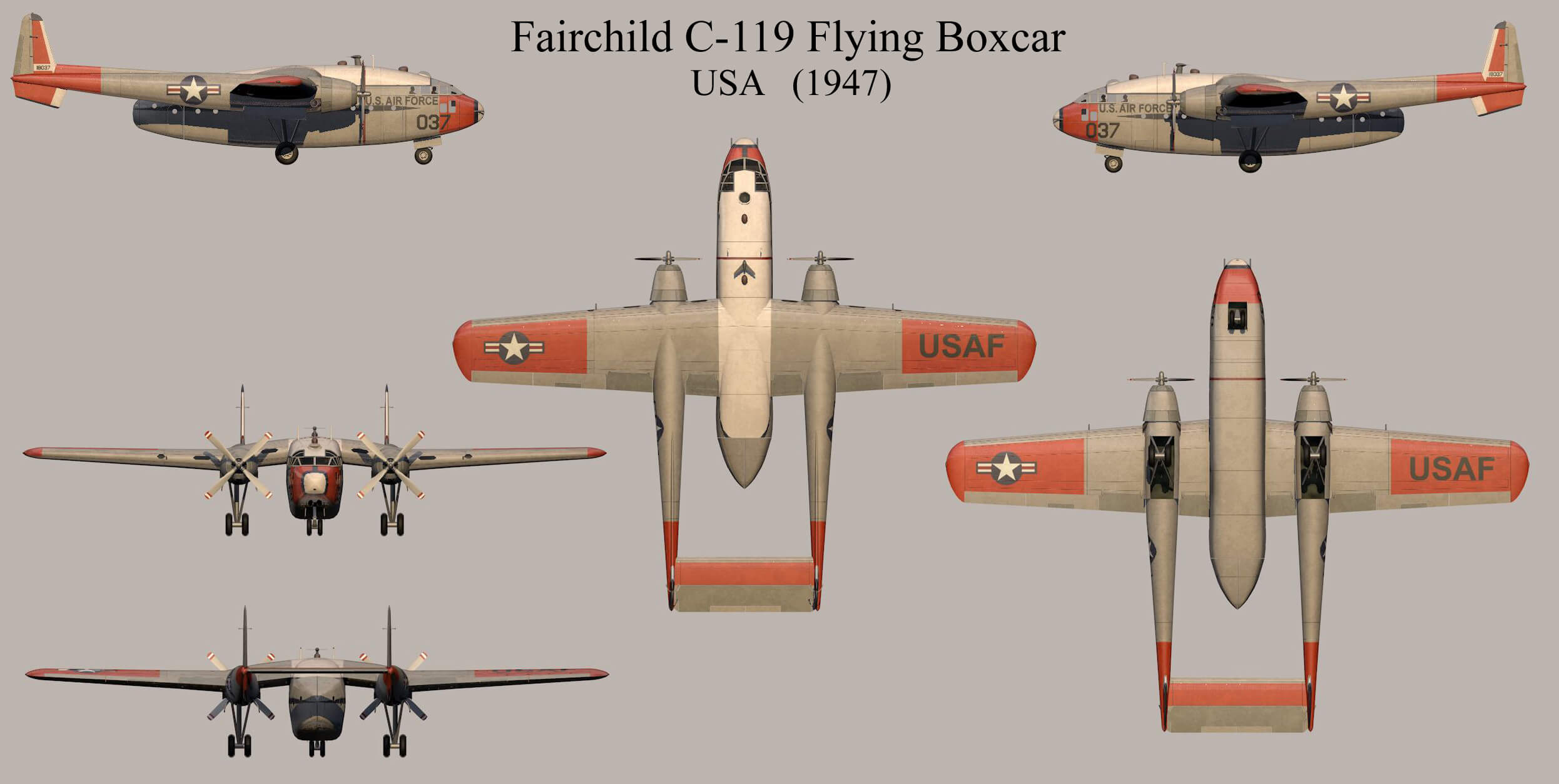Air Force Flying Box Car