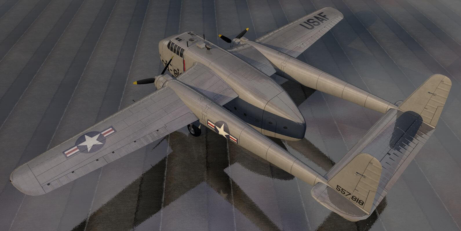 Fairchild C-82 Packet 3D Model by ChipBassChaos