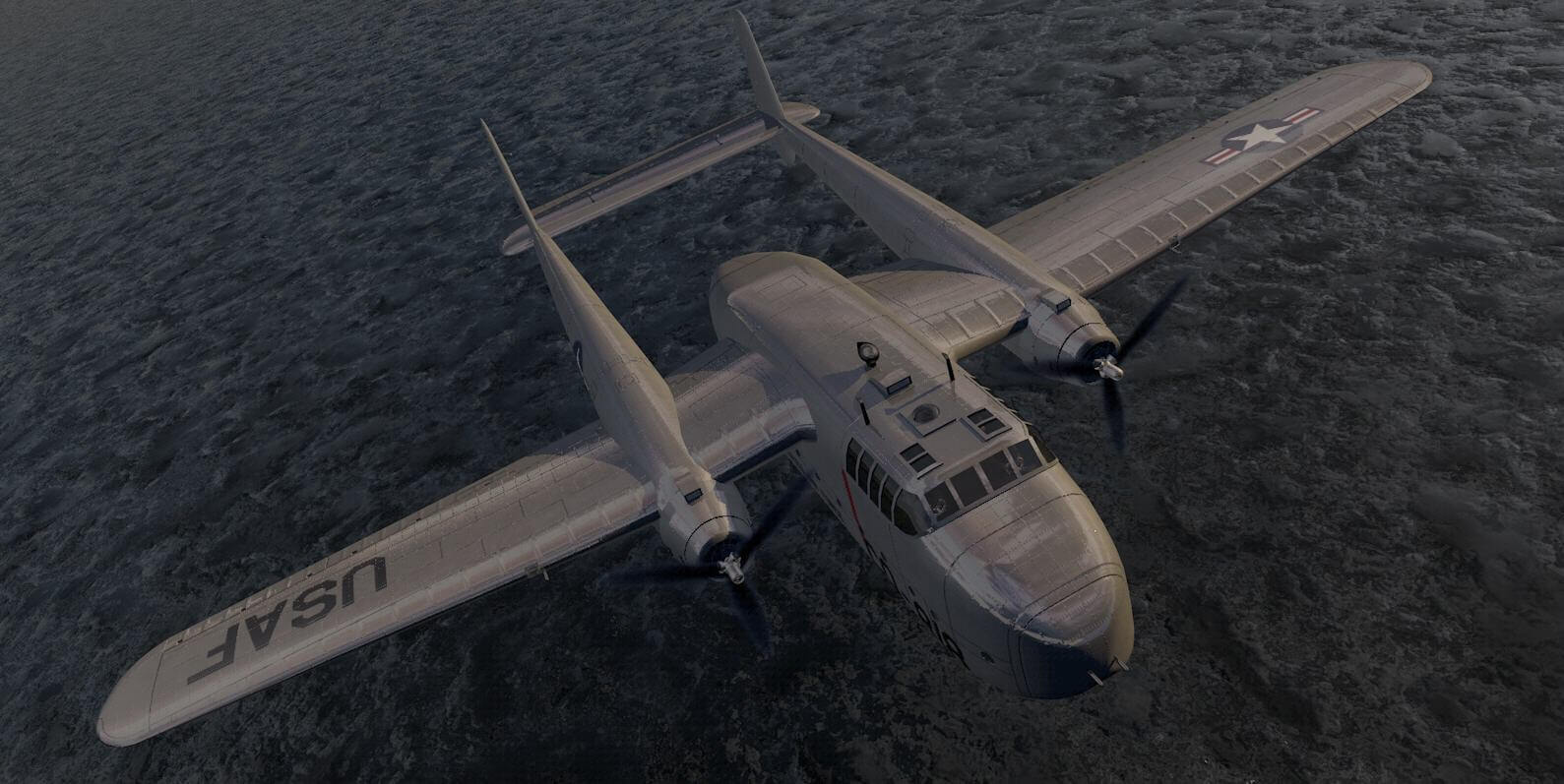 Fairchild C-82 Packet 3D Model by ChipBassChaos