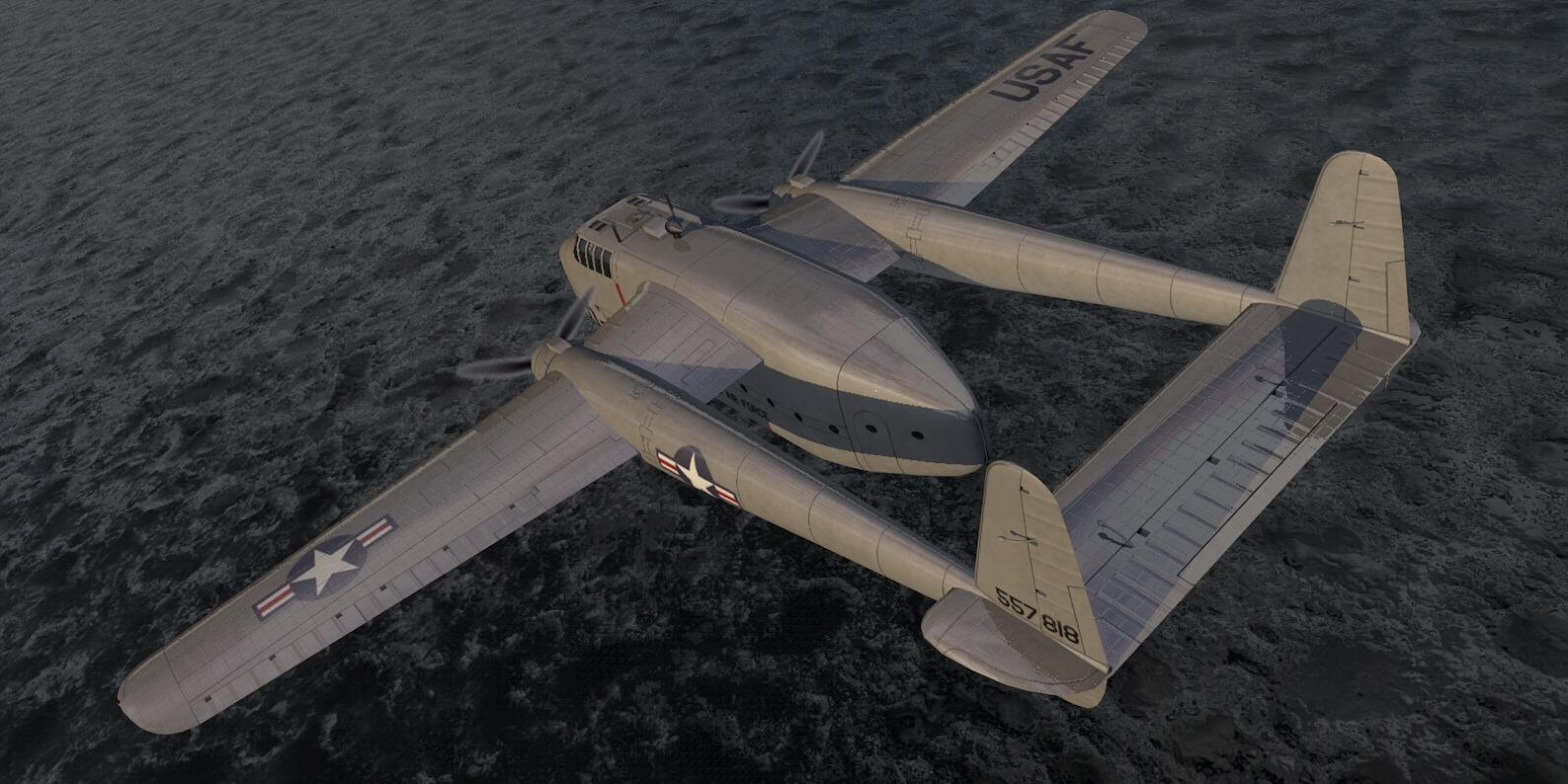 Fairchild C-82 Packet 3D Model by ChipBassChaos